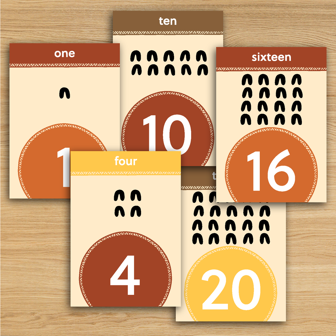 Aboriginal Number Cards – Namaro Creative