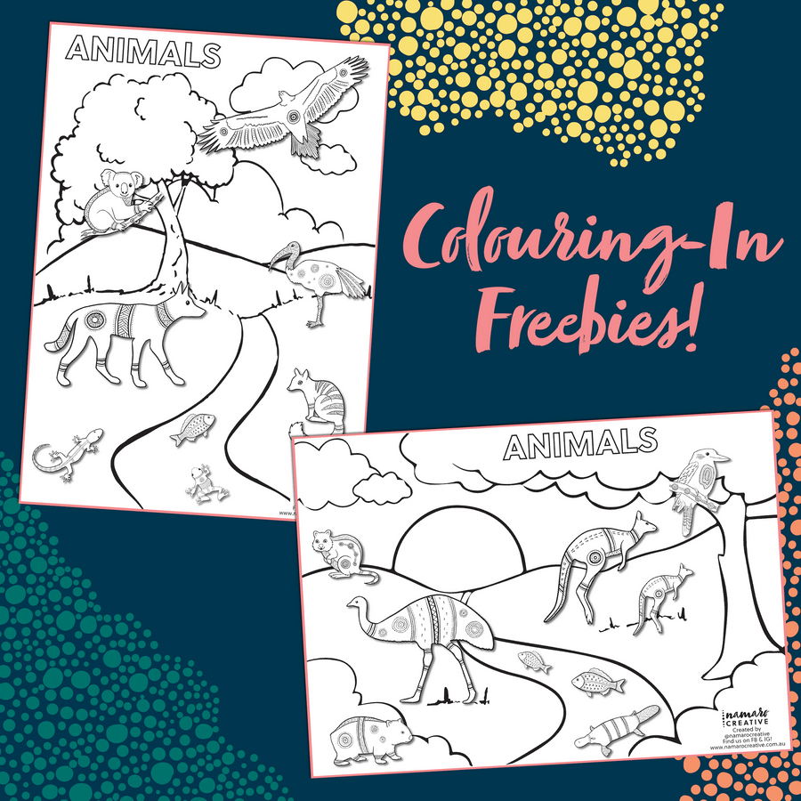 Colouring-In Pages Bundle (FREE Download!) – Namaro Creative